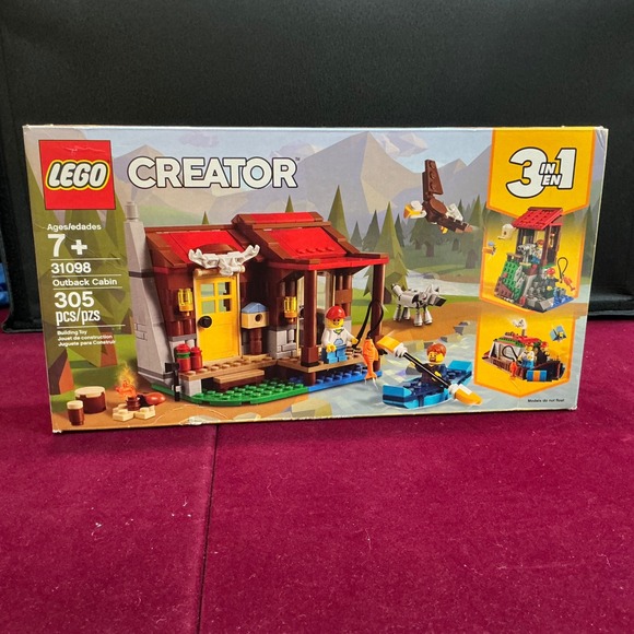 Lego | Toys | Lego Creator 3in 3198 Outback Cabin Building Toy For Ages ...